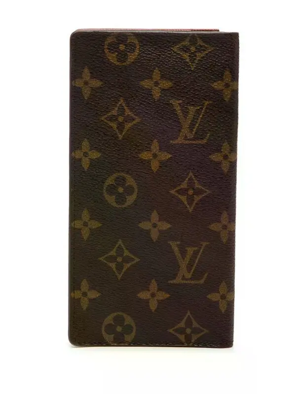LOUIS VUITTON 2002 Monogram Brazza Wallet Long Wallets