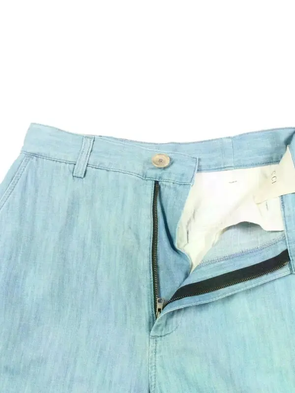Gucci Logo Embroidery Wide-leg Jeans