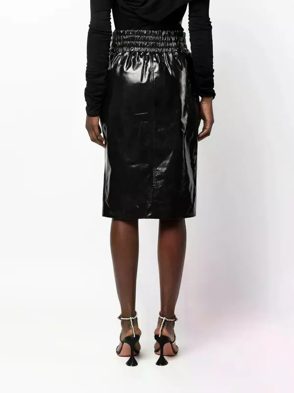 TOM FORD High-waisted Leather Skirt