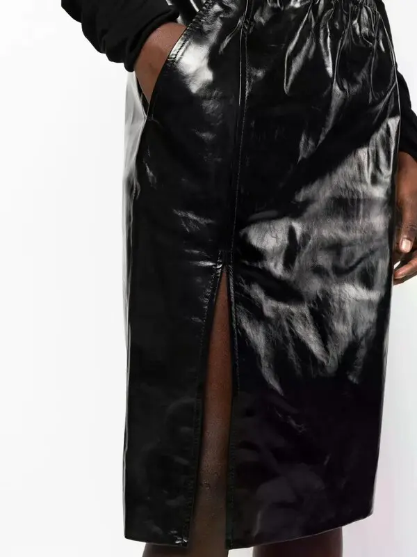 TOM FORD High-waisted Leather Skirt