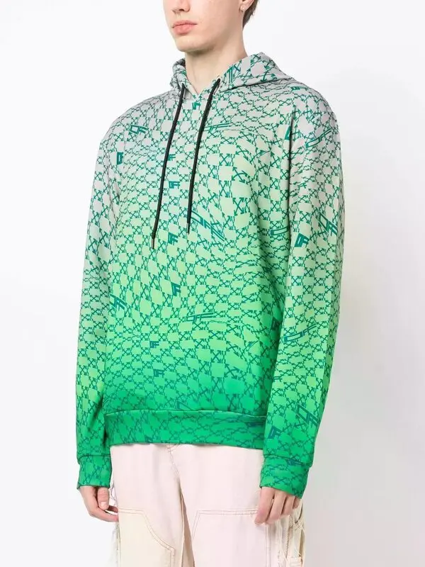 Off-White Arrows-print Ombré-effect Hoodie