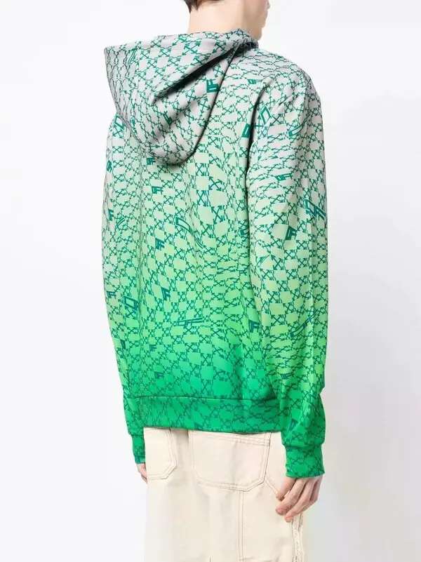 Off-White Arrows-print Ombré-effect Hoodie