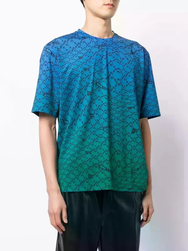 Off-White Monogram-print Faded T-shirt