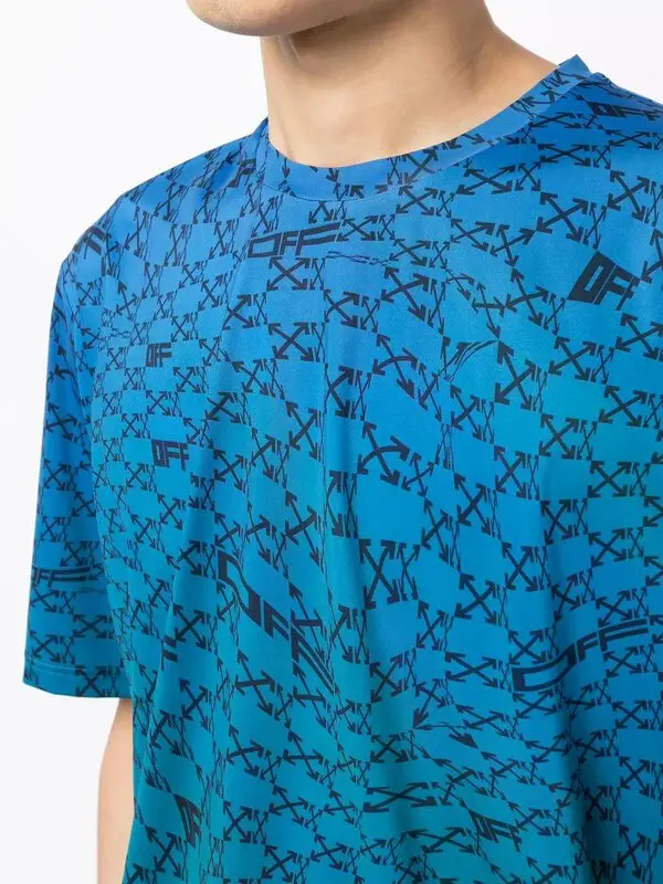 Off-White Monogram-print Faded T-shirt