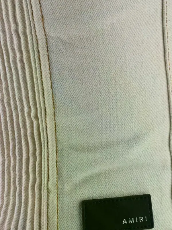 Amiri Panelled Denim Top