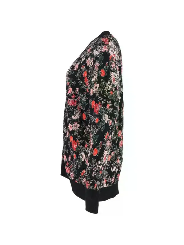 Rabanne Floral Print V-neck Cardigan