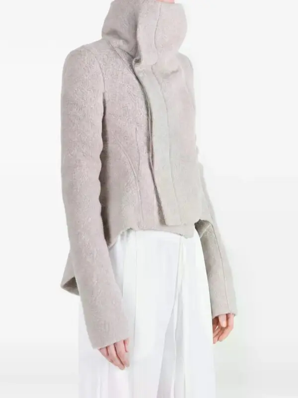 Rick Owens Asymmetric High-neck Jacket