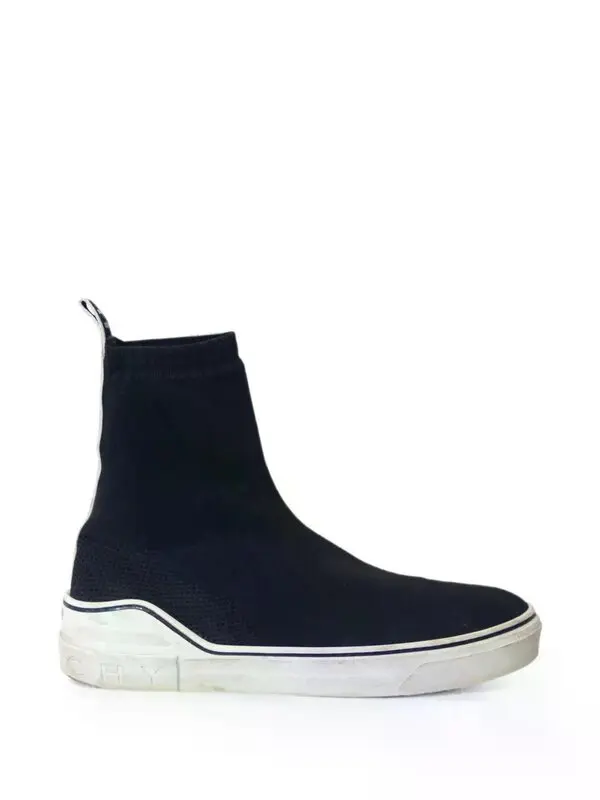 Givenchy George V Logo-jacquard Sneakers - Black