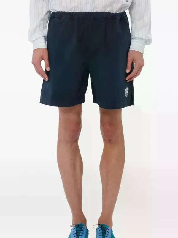 RANRA Keel Logo-detail Shorts - Blue