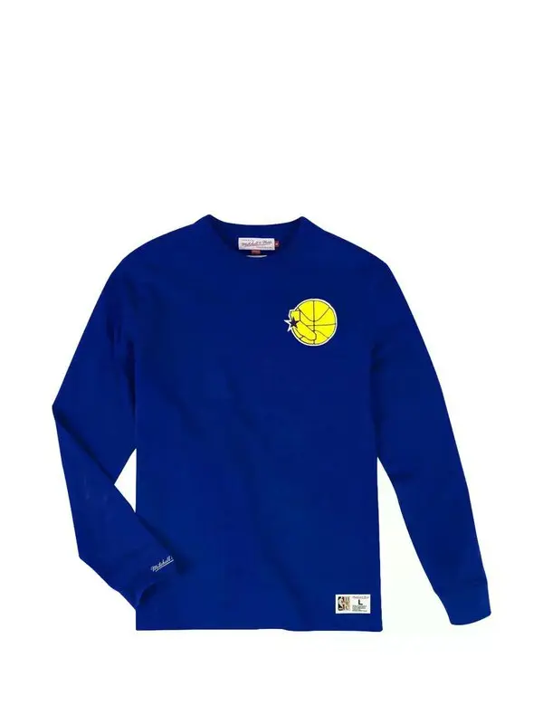 Mitchell & Ness X Nba Golden State Warriors Long-sleeve T-shirt - Blue
