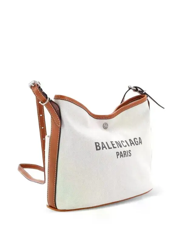 Balenciaga Biarritz Canvas Small Shoulder Bag