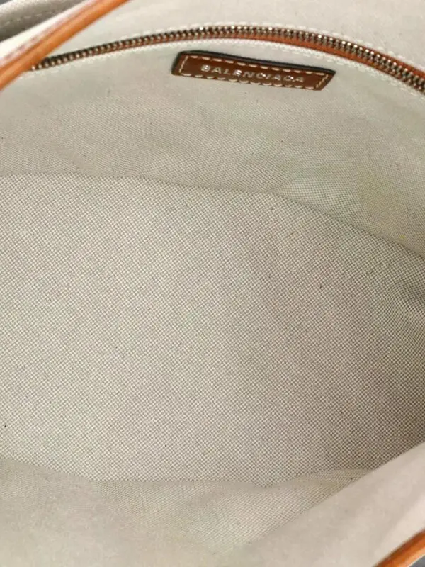 Balenciaga Biarritz Canvas Small Shoulder Bag