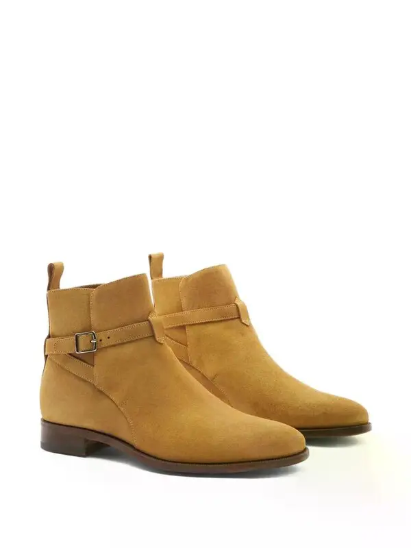 SCAROSSO Libero Suede Ankle Boots
