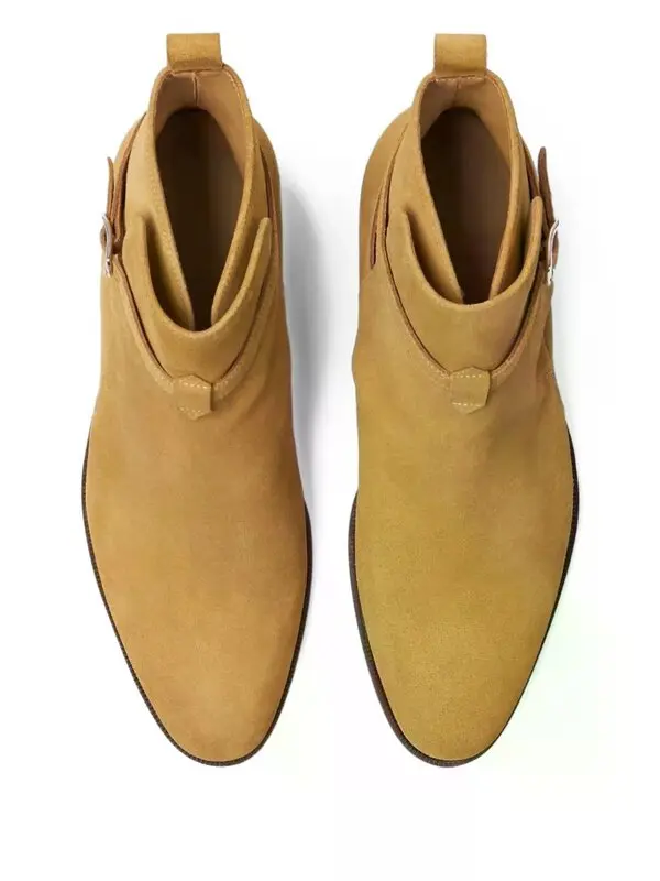 SCAROSSO Libero Suede Ankle Boots