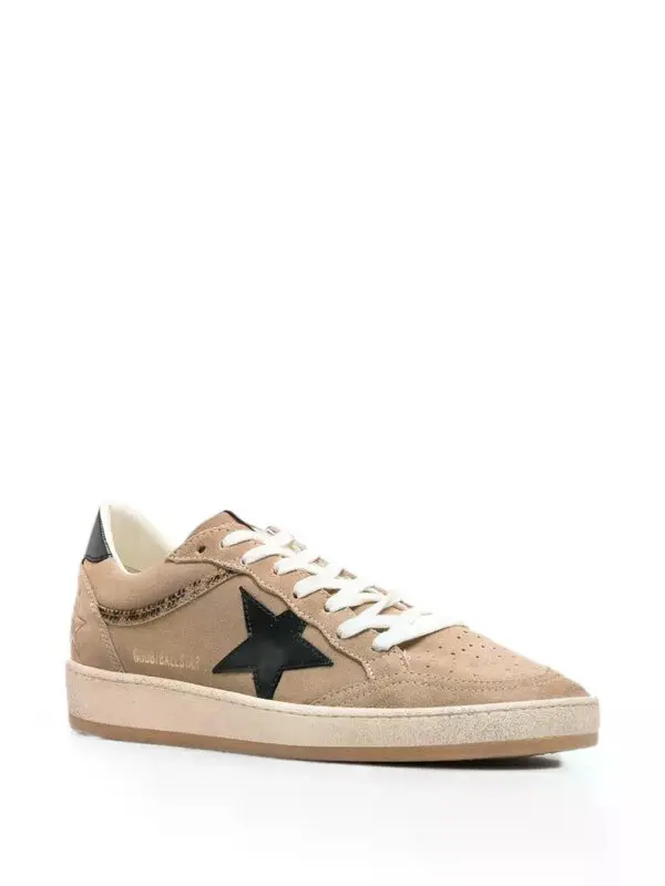 GOLDEN GOOSE Ball Star Suede Sneakers - Neutrals