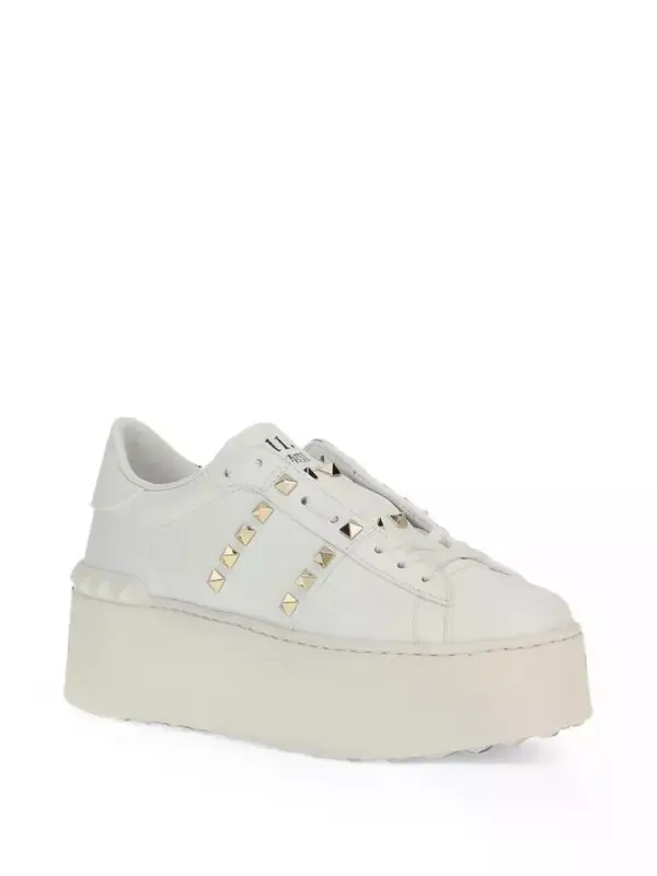 Valentino Garavani Rockstud Untitled Lace-up Sneakers