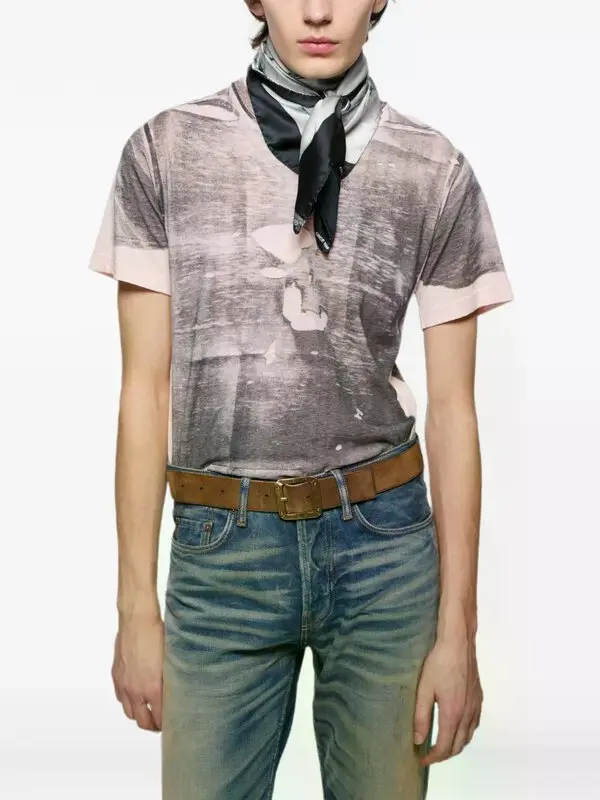 Acne Studios Silk Collage Scarf