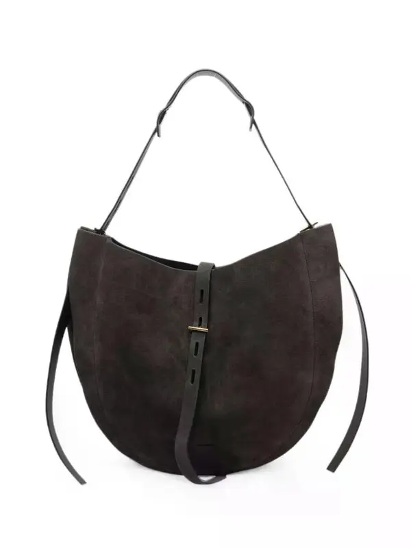 MINOBOSSI Liz Suede Shoulder Bag - Brown