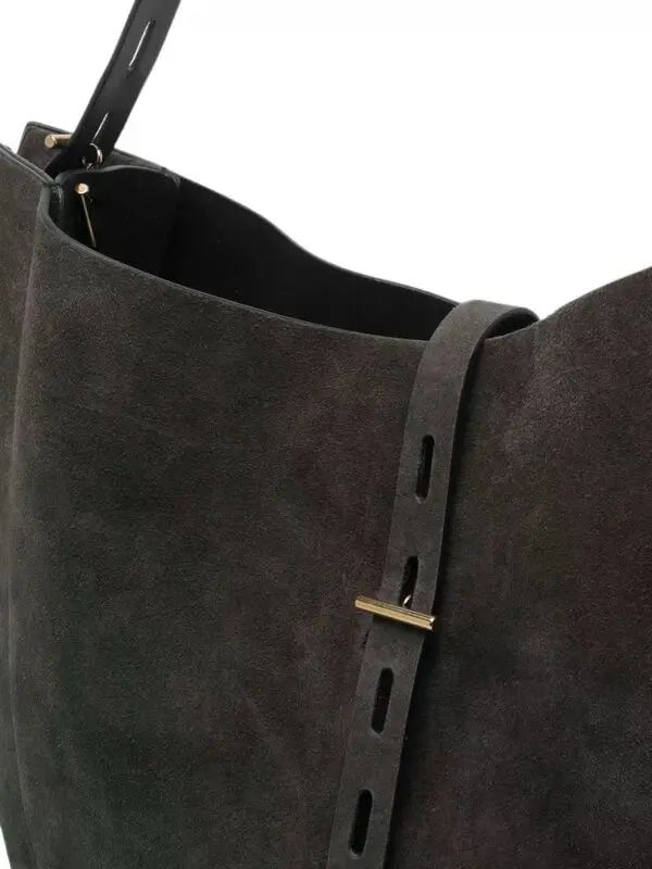 MINOBOSSI Liz Suede Shoulder Bag