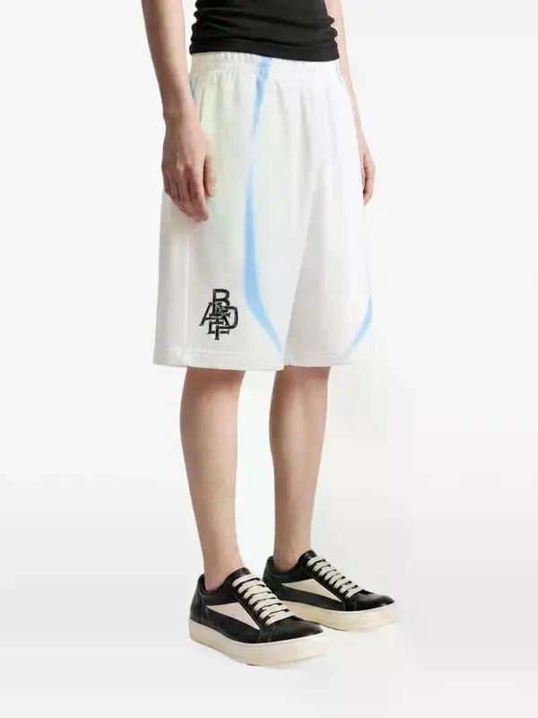 A BATHING APE Logo-print Jersey Shorts