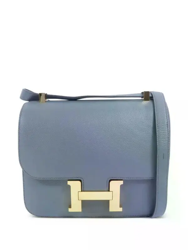 Hermès 24 Constance Epsom-leather Shoulder Bag - Blue