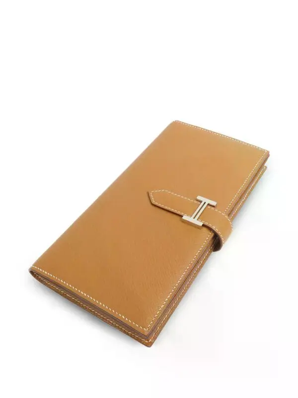 Hermès Bearn Leather Wallet - Neutrals