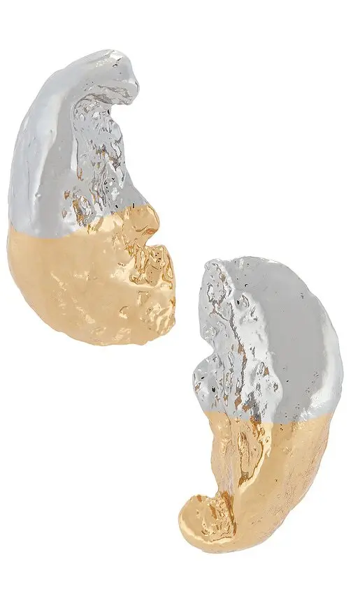 LELET NY Julie Hammered Earrings - Red