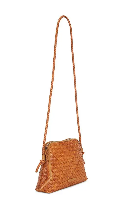 LOEFFLER RANDALL Mallory Woven Crossbody - Brown