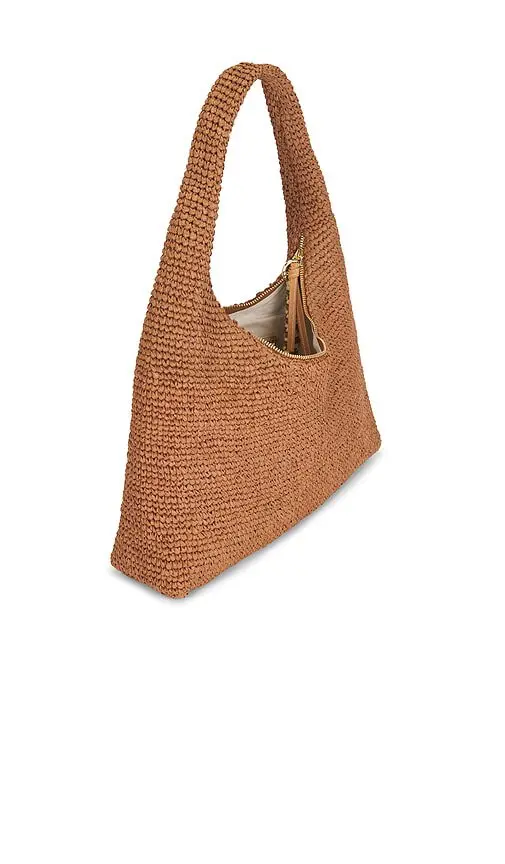 LOEFFLER RANDALL Willow Crochet Raffia Shoulder Bag