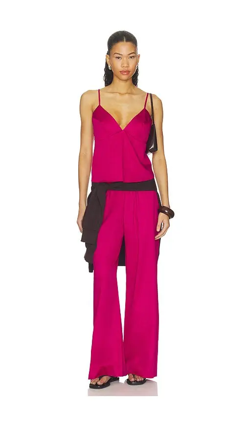 LESET Yoko Triangle Tank In . Also - Pink