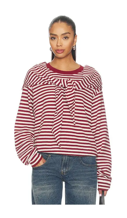Lioness Olsen Knit Sweater In . Also - Wine