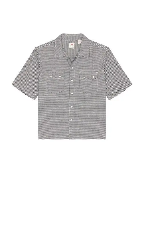 LEVI'S Short Sleeve Boxy Western Shirt In . Also