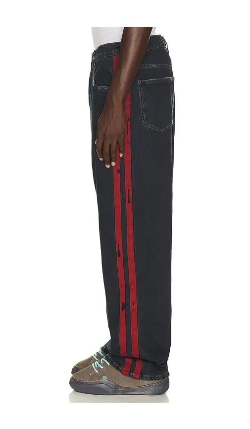 NAHMIAS Destroyed Denim Track Pant In . Also