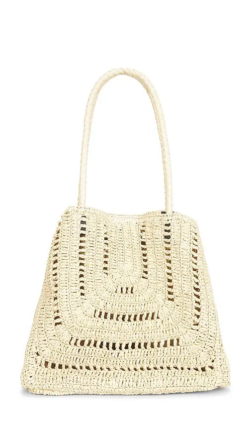 Madewell Large Eyelet Raffia Tote