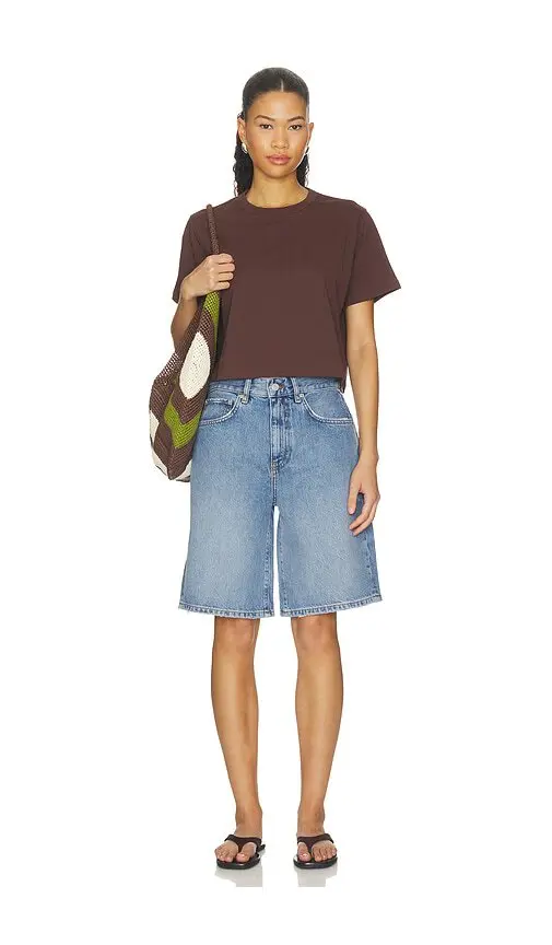 Sold Out NYC The Cropped Perfect Tee In . Also - Chocolate