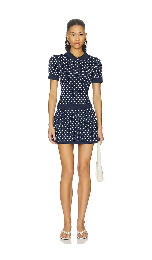 Sandy Liang Tumi Sweater Dress In . Also - Navy
