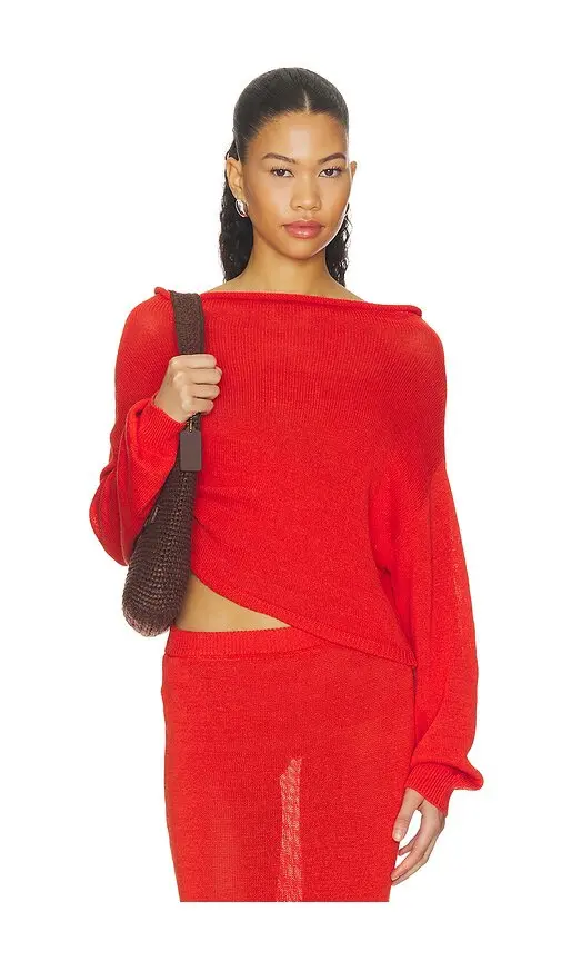 SEROYA Serafina Sweater In . Also - Orange