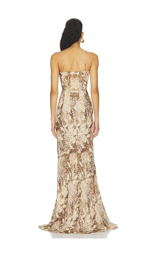 SAU LEE Neyla Chiffon Dress In . Also