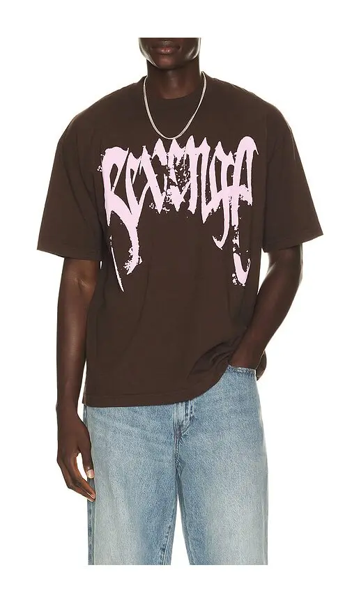 REVENGE St. Michael Tee In . Also - Brown