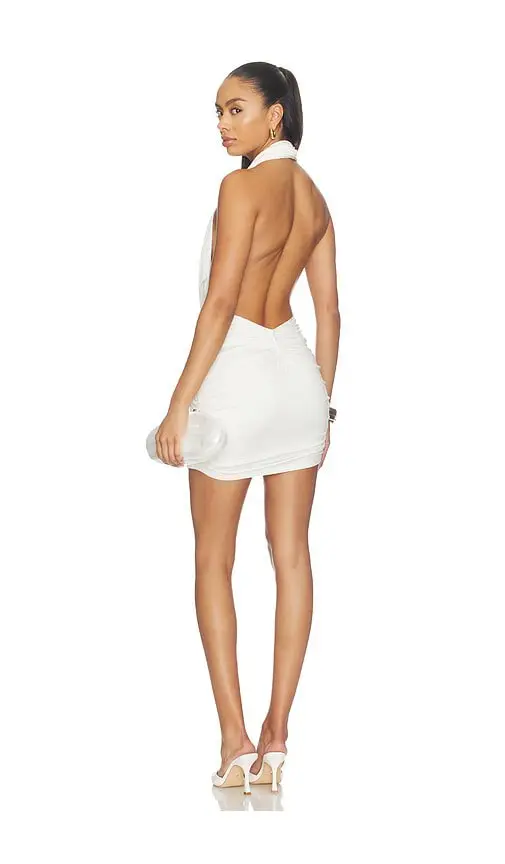 Superdown Chloey Halter Mini Dress In . Also