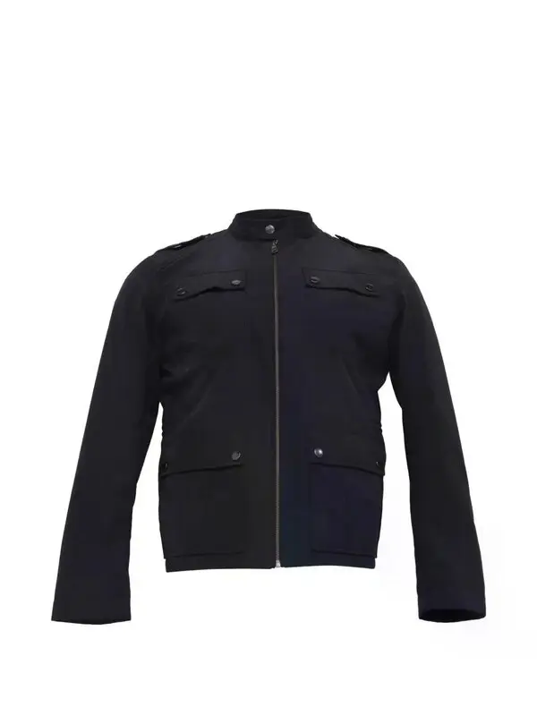 BOSS Stand-collar Flap-pocket Jacket
