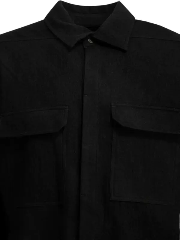 Rick Owens Flap-pocket Long-sleeve Shirt