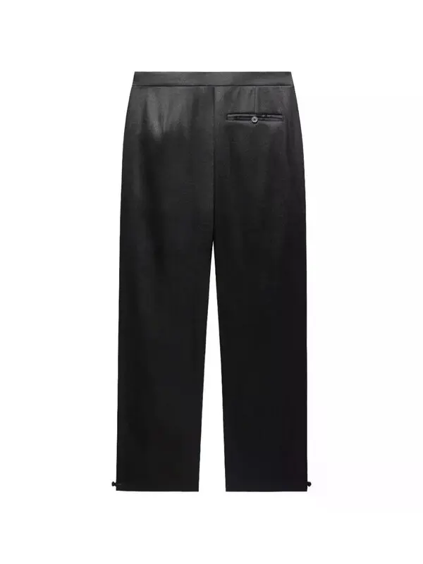 Shanghai Tang Satin-finish Trousers - Black