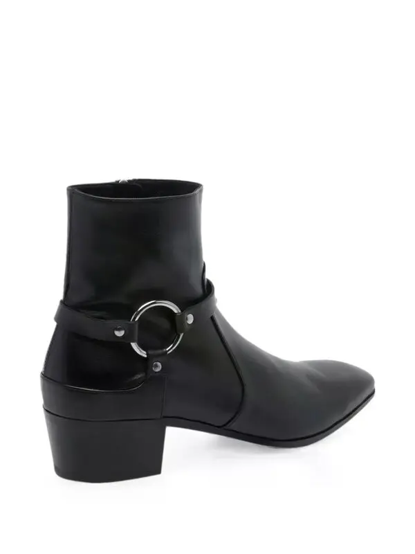 TOM FORD Clint Buckle-detail Biker Boots - Black