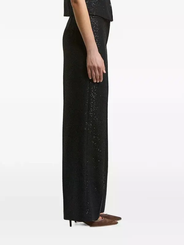 Peserico Sequin-embellished Trousers - Blue