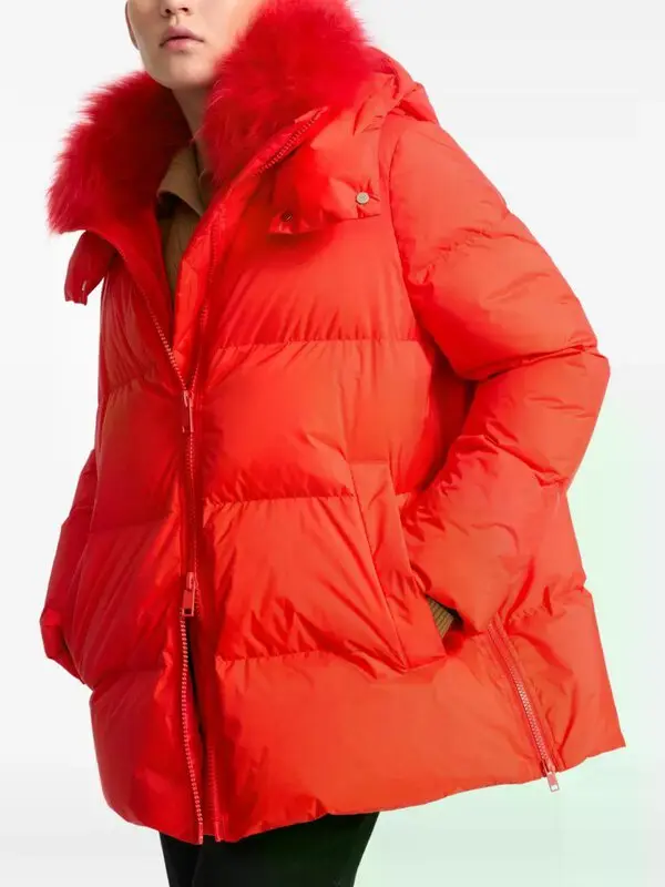 YVES SALOMON A-line Hooded Jacket