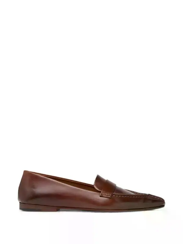 Marsèll Colma Pointed-toe Leather Loafers