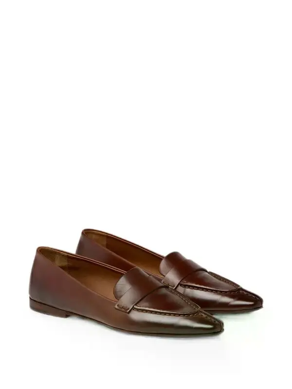 Marsèll Colma Pointed-toe Leather Loafers