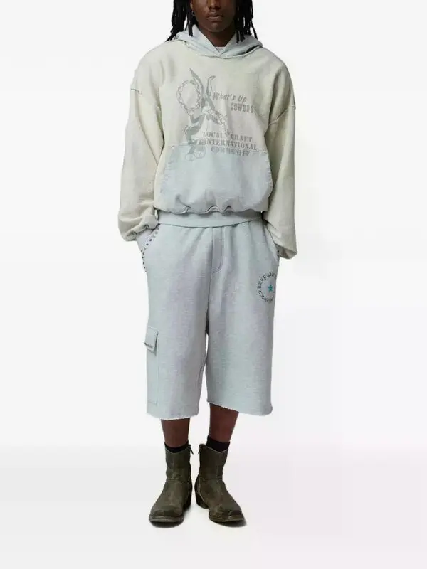 TWOJEYS Graphic-print Hoodie - Grey