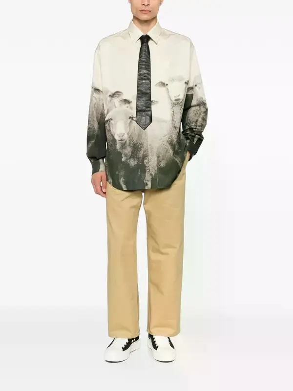 Moschino Logo-patch Pocket Trousers